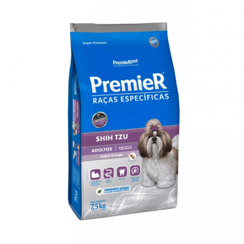 Ração Premier Shih Tzu para Cães Adultos - Boomer Pet